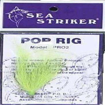 Sea Striker Pops Rig Chartreuse Teaser - Eastern Shore Favorite For ...