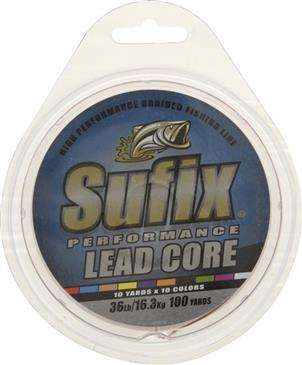 Sufix Performance Lead Core Line 36 Pounds Test - High Density Lead ...