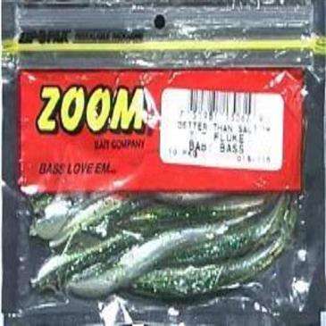 Zoom Baby Bass The Fluke Bait 10 Pack - Soft Jerk Baits Are Known Fish ...